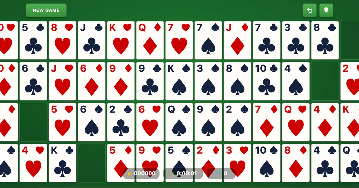 Gaps Solitaire — Slide Cards into Position Free Online