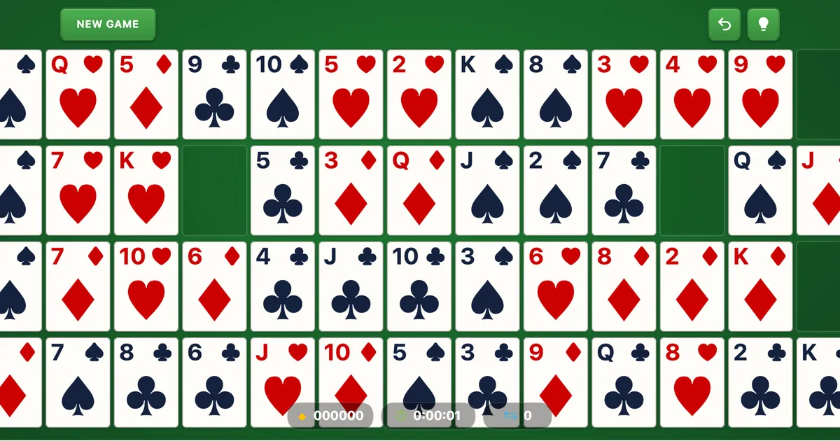 Montana Solitaire — Classic Grid Sliding Game Free